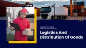 Get Our Logistics And Distribution Of Goods Canva Template