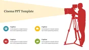 Get Now! Free PowerPoint Templates Cinema Presentation Slide