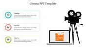 Get Now! Free PowerPoint Templates Cinema Presentation Slide