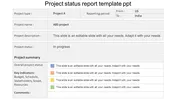 Weekly Report PPT Presentation and Google Slides Templates