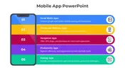 Multi-Color Mobile Phone PowerPoint Template & Google Slides