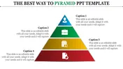 Creative 3 Tier Pyramid PPT Template For Presentation