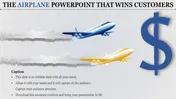 Free Airplane PowerPoint Template for Presentations
