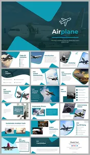 Airplane PowerPoint Presentation Template & Google Slides