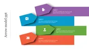 Multicolored Arrows PowerPoint Template and Google Slides