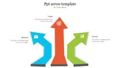 Discover Now! Arrow For PPT And Google Slides Template