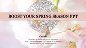 Get Free PowerPoint Templates Spring Season Presentation