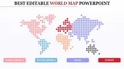 World Map Countries & Continents PowerPoint & Google Slides