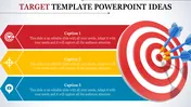 Six Nodes Target PowerPoint Template and Google Slides