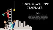 Business Growth Chart PPT Template and Google Slides