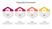 Stunning Hexagon Presentation Template Slide Design