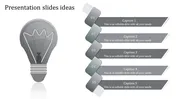 Affordable Business Presentation Ideas With Bulb Model
