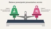 Free Balance Scale PowerPoint Template and Google Slides