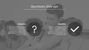 PowerPoint Questions Presentation Template & Google Slides