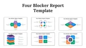 Four Blocker Report Presentation and Google Slides Templates