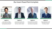 Editable Meet the Team PowerPoint Template and Google Slides
