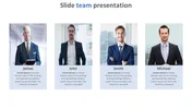 Team Slide Pitch Deck PowerPoint Templates and Google Sides