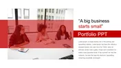 Portfolio PowerPoint Templates and Google Slides Themes