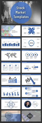 Ready To Use Stock Market PowerPoint Template Design
