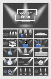 Grab Now! Spotlight PowerPoint Template And Google Slides