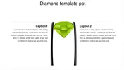 Get Now Diamond Template PowerPoint Presentation Slide