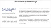 Editable 2 Column PowerPoint And Google Slides Template