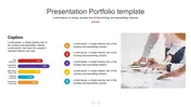 PowerPoint Portfolio Examples Template and Google Slides