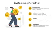 Free Cryptocurrency PowerPoint Template for Financials