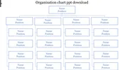 Download Organization Chart PPT Template Free Google Slides