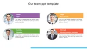 Team Introduction PowerPoint Template Free Google Slides
