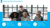 PowerPoint Team Template Presentation and Google Slides
