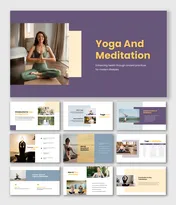 PowerPoint Presentation on Yoga Meditation & Google Slides