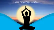 Attractive Yoga Background PowerPoint Presentation Template