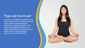 Health Benefits Of Yoga PPT Template and Google Slides