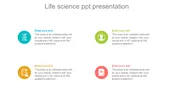 Elegant Life Science PPT Presentation-Hexagon Model