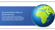 Climate Change Slideshow Template and Google Slides