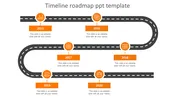 Creative Circular Roadmap PowerPoint Presentation Slide