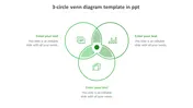 Download Flower Venn Diagram Presentation Slide PPT
