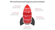 Best Rocket Patterned Timeline PowerPoint Presentation