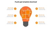 Free Puzzle PowerPoint Template Presentation & Google Slides
