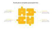 Ready To Use Puzzle PPT Template Free Download