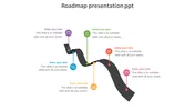 Roadmap Diagram Example With Milestones For Presentation