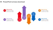 Merging Arrows PPT Presentation Template and Google Slides