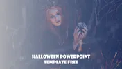 Eye-Grabbing Multi-Color Halloween PPT Template Slide
