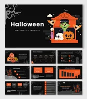 Halloween PowerPoint Slides With Chilling Illustrations