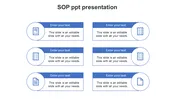 Awesome SOP PPT Presentation Slide Template Design