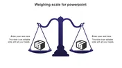 Free Weighing Scale PowerPoint Template and Google Slides