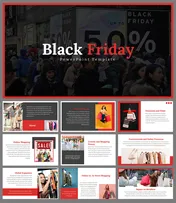 Black Friday PowerPoint Presentation and Google Slides