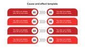 Free Cause And Effect PowerPoint Template Design Slide