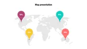 Buy Now! Continents Map Labeled PowerPoint Template